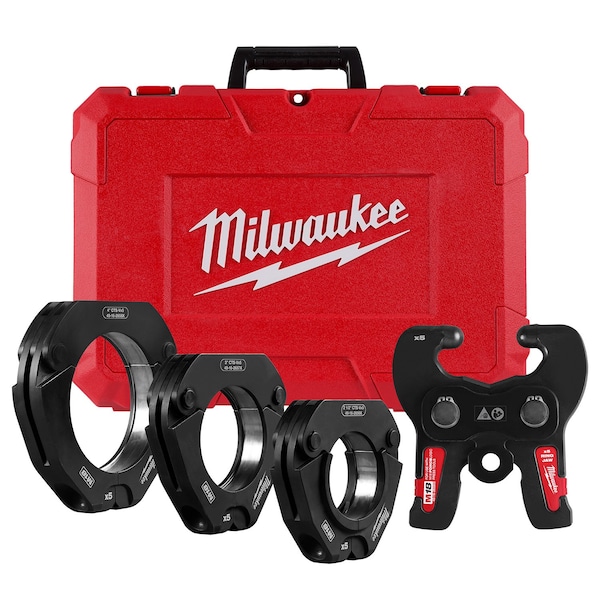 Milwaukee Tool 2-1/2" - 4" CTS-V Pivoting Press Ring Kit for M18 FORCE ...
