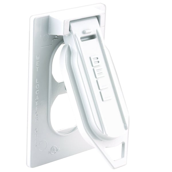 Bell Outdoor Weatherproof Cover, Single Gang Box Type, 1 Gang, Flip ...