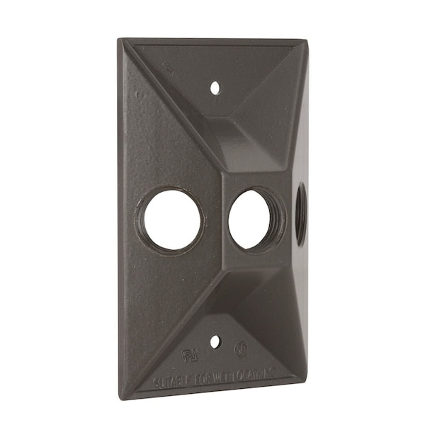 Bell Outdoor Electrical Box Cover, Single Gang Box Type, 1 Gang, Die ...