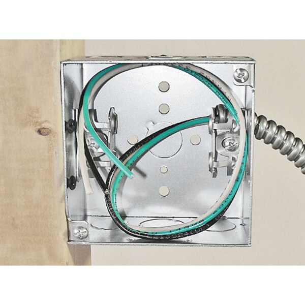 Southwire Electrical Junction Box, 30 cu. in., Square, .0625 Galvanized ...