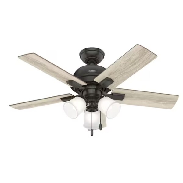 Hunter Ceiling Fan, Indoor, Noble Bronze 52352 | Zoro