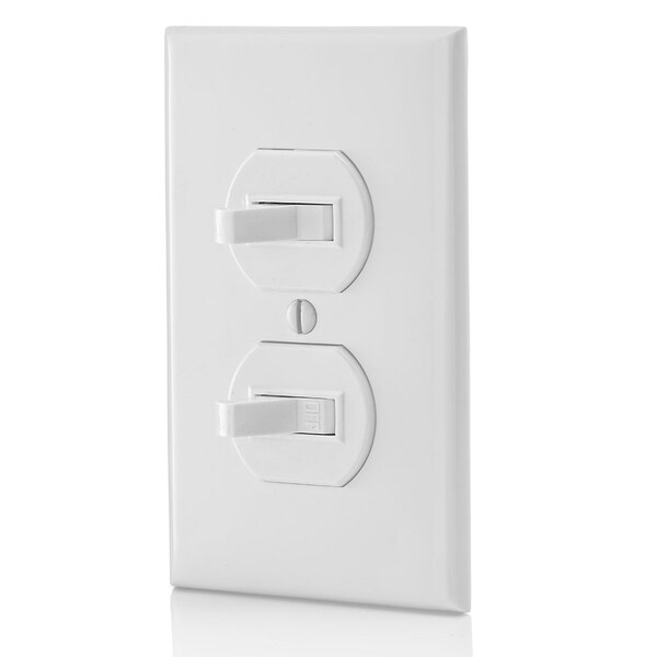 Leviton Combination Device Switch Combo Single Pole 5241-WS | Zoro