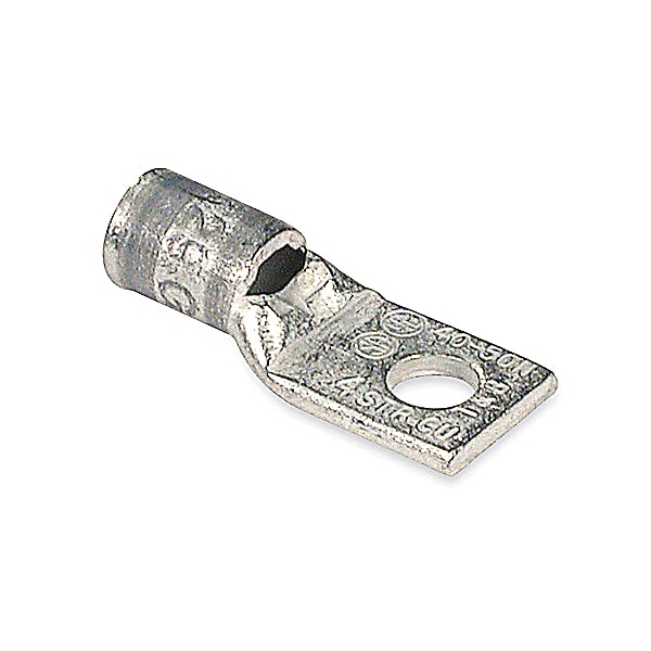 Abb One-Hole Compression Lug, 4 AWG Max, 3/8 in Stud, Standard Barrel ...