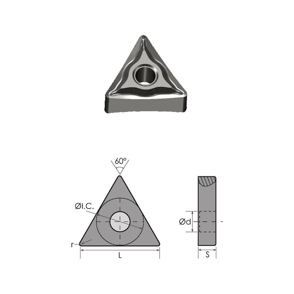 Hhip TNMG-332-EM NC-TiAIN Coated Carbide Insert-XAF795 6050-0332 | Zoro