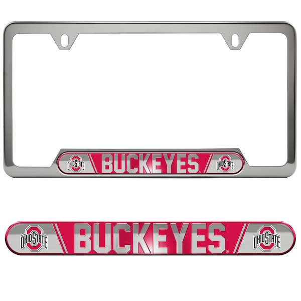 Fanmats Ohio State University Embossed License Plate Frame 61989 | Zoro