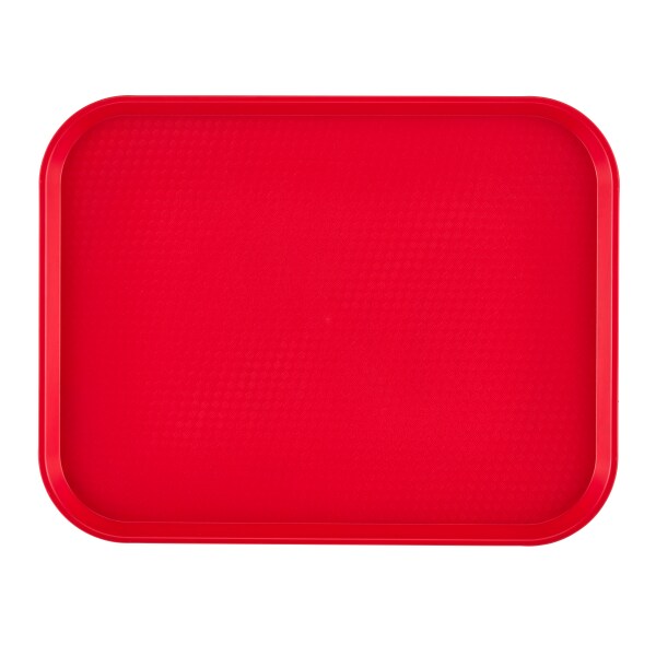 Cambro Textured Surface Tray, 17 3/4 in L, Red EA1418FF163 | Zoro