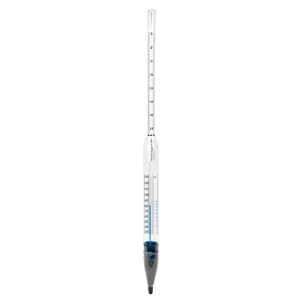 Vee Gee Brix Hydrometer w/Thermometer, degrees F 6601TS-10F | Zoro