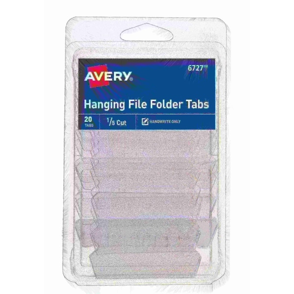 Avery Hanging File Folder Tabs and Inser, PK20 6727 | Zoro
