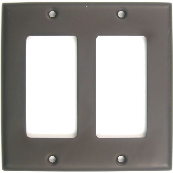 Rusticware Double Rocker Switch Plate, Number of Gangs: 2 Oil Rubbed ...