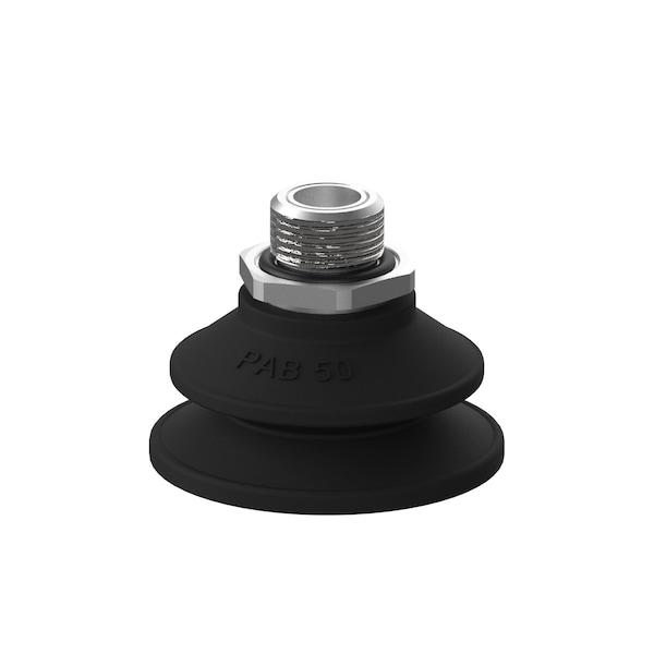 Piab Vacuum Cup, Nitrile/PVC, 50 mm dia., PK5 S.PAB50NP60.XXX.00 | Zoro