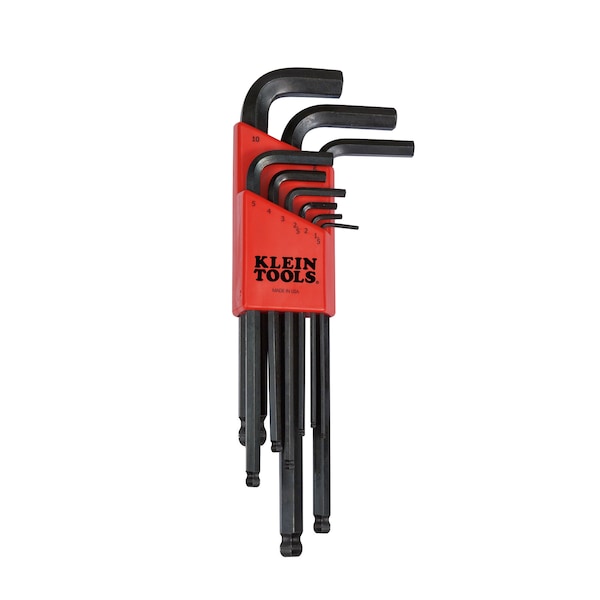 Klein Tools 9 Piece Metric L-Shape Hex Key Set, BLMK10 BLMK10 | Zoro