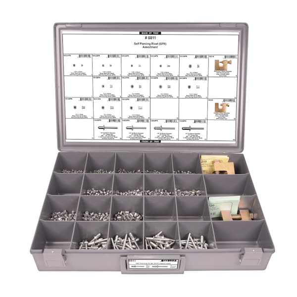 Disco Self Piercing Rivet Assortment, 8811 8811 | Zoro