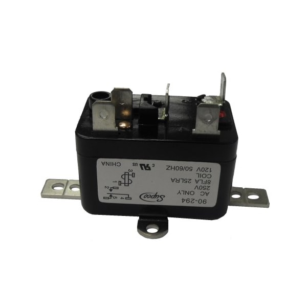 Supco Fan Relay, 120VAC, SPDT 90294 | Zoro