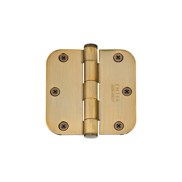 Emtek French Antique Brass Hinge 91033US7, Steel, Mortise Mounting ...
