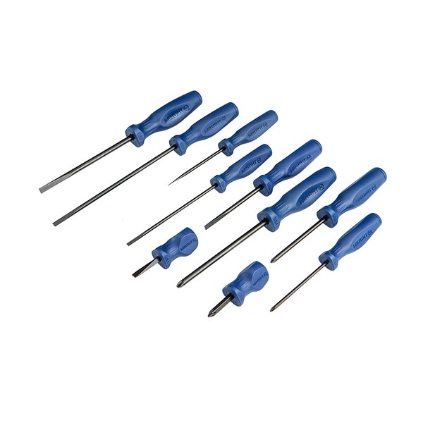 Wright Tool Screwdriver Set, w/Pouch, 10 pcs 9476 | Zoro