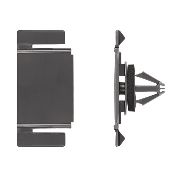 Disco Blk Rocker Mldg Clips 5/8"Hole 11/16" Stem L PK10 9658PK | Zoro