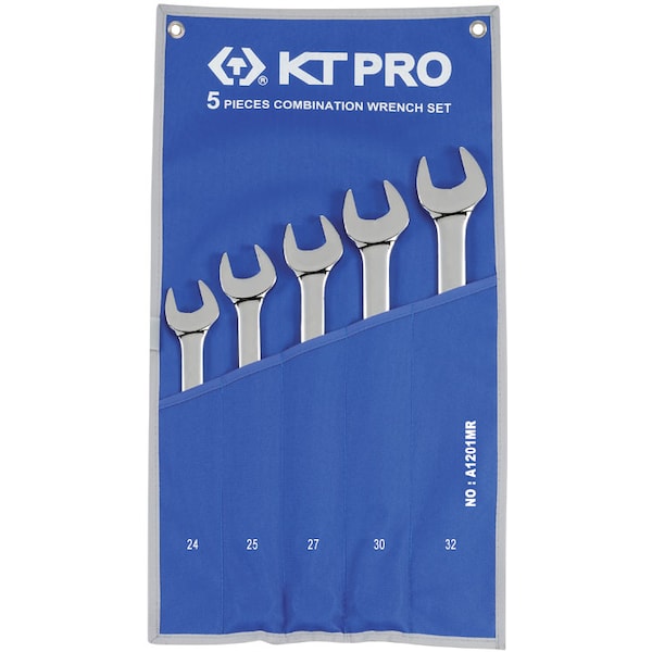 Kt Pro Tools Combination Wrench Set, Metric 5 Piece A1201MR | Zoro
