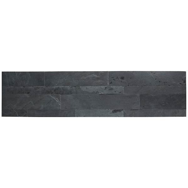 Aspect Aspect Stone 6X24 Charcoal Slate Backspl A9082 | Zoro