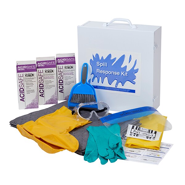 Wyk Spill Cabinet, Acidsafe, Ppe Kit AS3100 | Zoro