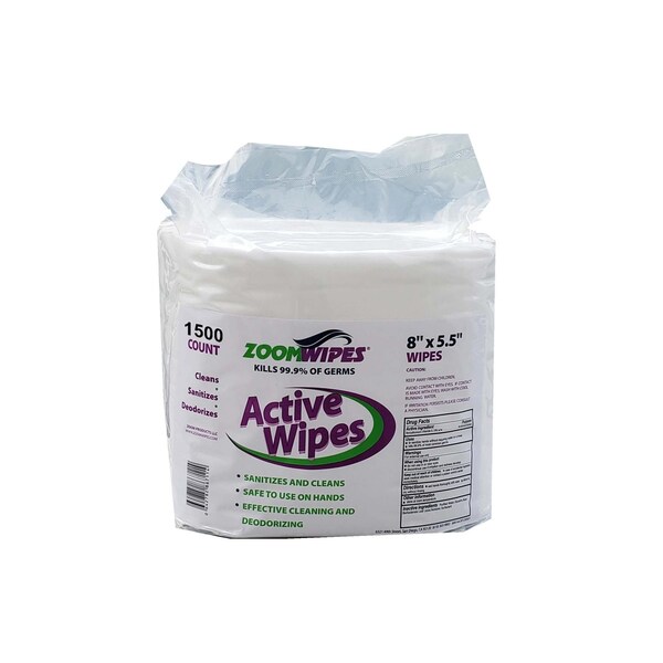 Namco Manufacturing Active Disinfecting Wipes, 1500 Count 9146A-1500 | Zoro