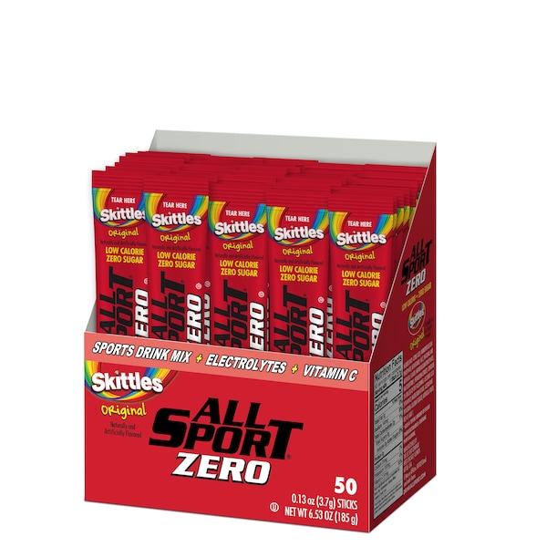 All Sport Powder Sticks, Sugar Free, 16.9 fl oz, PK50 10125091 | Zoro