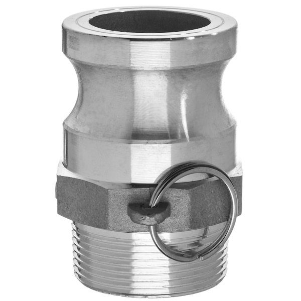 Usa Industrials Cam and Groove Fitting, Aluminum, F, 4" Adapter x 4 ...