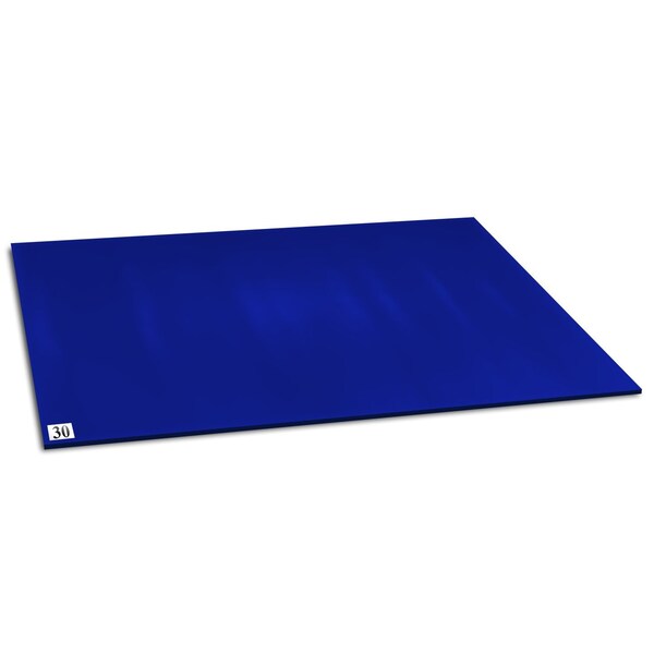 Botron Co Blue Cleanroom Tacky Mat, PK4 B6945 | Zoro