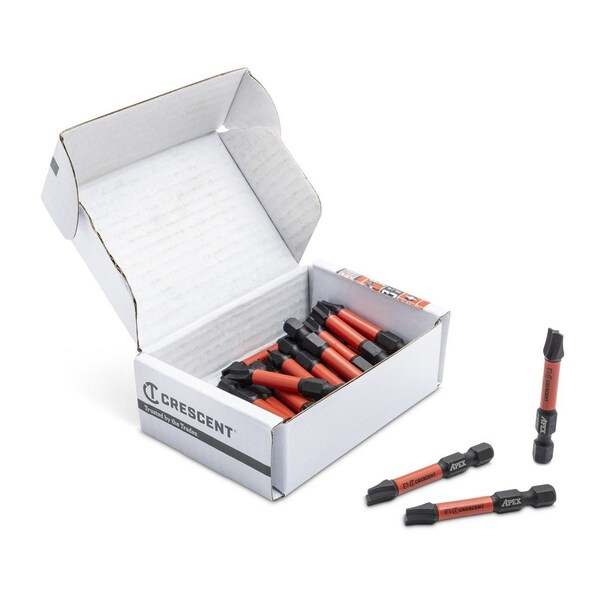 Crescent Ct Apex Bit, Vortex, 2" E1, PK2 CAVB2E1-2 | Zoro