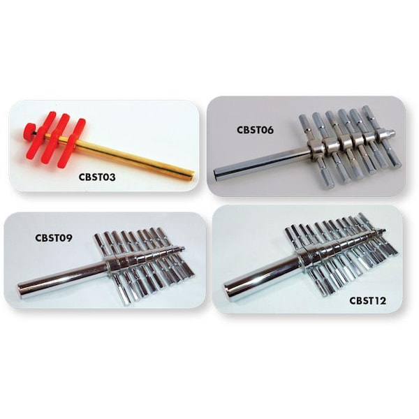 United Scientific Cork Borer Set Of 6 CBST06 | Zoro