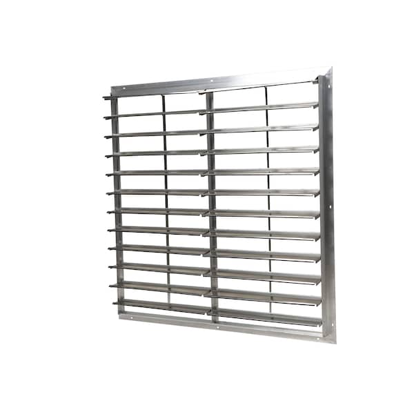 Tpi Commercial Exhaust Shutter, Air-Open/Gravity-Close, For 48" CE Fan ...