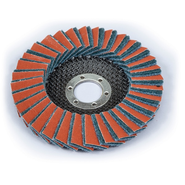 Cgw Abrasives Flap Disc, 4.5x7/8, Med, T29, Interleaf Flap 49687 | Zoro