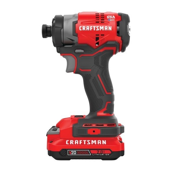 Craftsman V20 Brushless Cordless 1 4 in Impact Dr CMCF820D2 Zoro