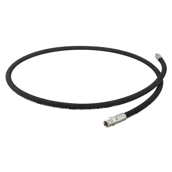 Bva Hydraulics HOSE HYD RUBBER 1/4"ID 6 FT 3/8"-18 NPTF ENDS, 10000PSI ...