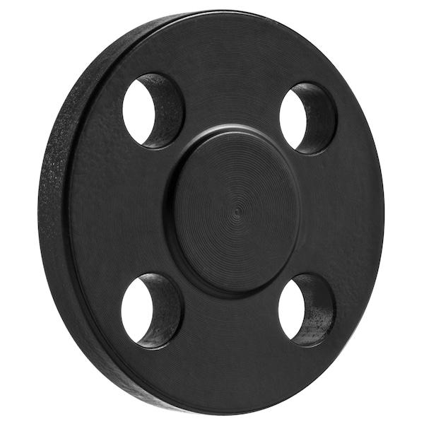 Zoro Select Carbon Steel 150 Blind Cap Pipe Flange, 4" Pipe Size BULK ...