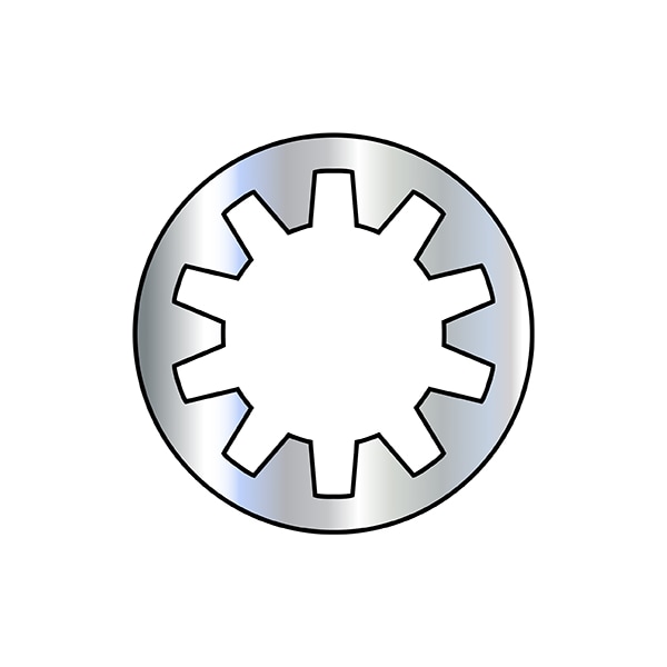 Zoro Select Internal Tooth Lock Washer, For Screw Size M10 Spring Steel ...