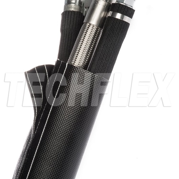 Techflex Gator Wrap 5", Black Abrasion Sleeve DWG5.00BK | Zoro