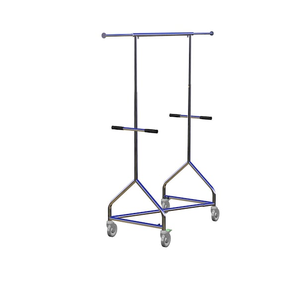 Irsg Rolling Rack with bumpers ;5" Casters (2 swvl/2 brk) EZR-250K2-K2 ...