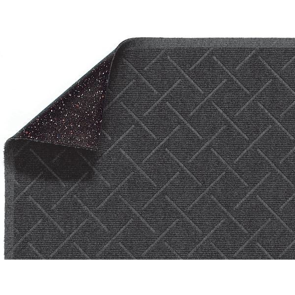 M A Matting Enviro Plus Mat, Gray Ash, 3x8, Grey Ash, 8 ft W x ...