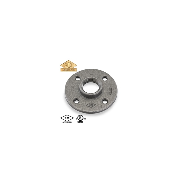 Smith-Cooper 4" Black Floor Flange 4316000670 | Zoro