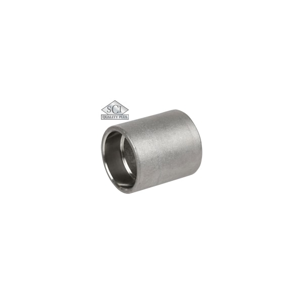 Smith-Cooper Socket Weld Full Coupling, 150lb, 316, 1/2" 4381049200 | Zoro
