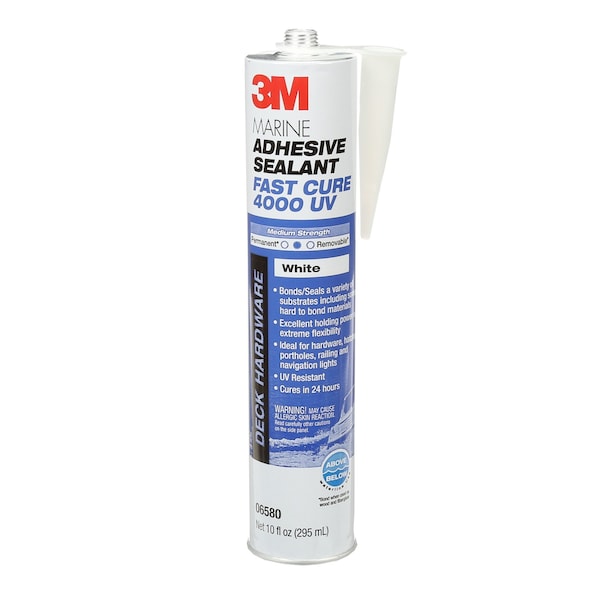 3M UV-Resistant Fast Cure 4000 UV Polyurethane Adhesive Sealant, 10 oz ...