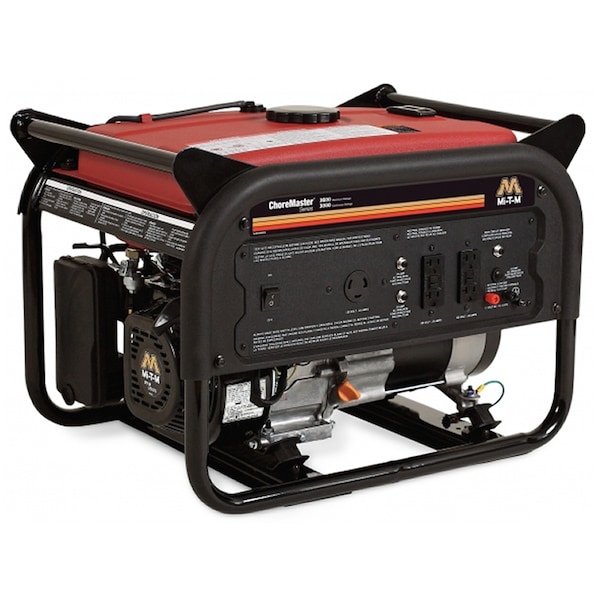 MI-T-M 3,600 W Portable Generator, 4 gal. Gasoline, Electric Starter ...