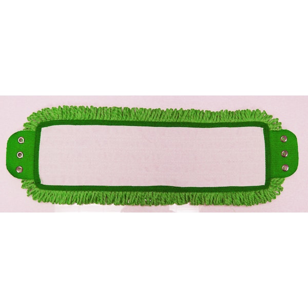 Golden Star Mop Head With Tabs, Green, Microfiber, PK3 AMM18TMG-3PK | Zoro