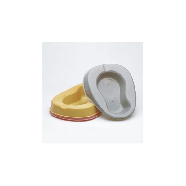 Medegen Medical Products Bedpan, Stackable, Gold, PK50 H111-05 | Zoro