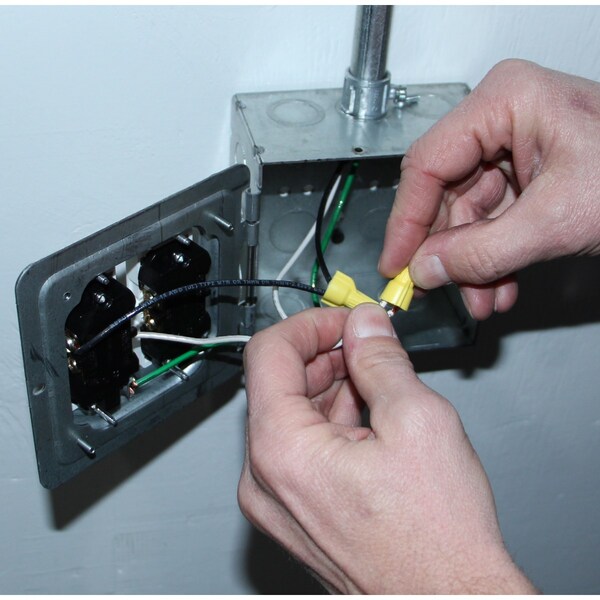 Southwire Box W/ Hinged 3/4 To 1-1/2" 2 Gang Ring 3" 1/2 3/4 Ko, 5" HP ...