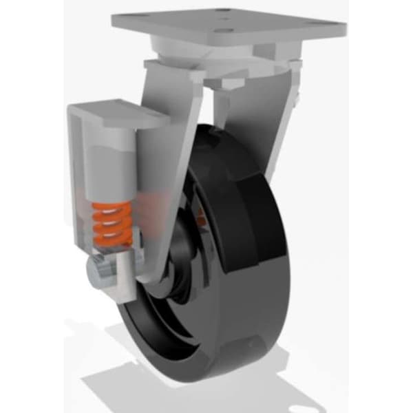 Hamilton Swivel Spring, Loaded Ch 10X3 Plastex S-SPCH-13PT-1 | Zoro