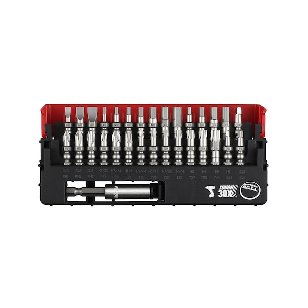 Vessel Torsion Bit, 31PCS Set, Slide Case IB31P02U | Zoro