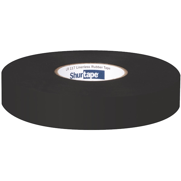 Shurtape Electrical Tape, Rbr, Blk, 3/4"X30Ft LR 117 | Zoro