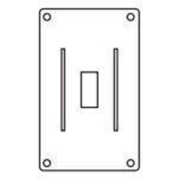 Killark Electrical Box Cover, 1 Gang, Aluminum, Toggle Switch Cover ...