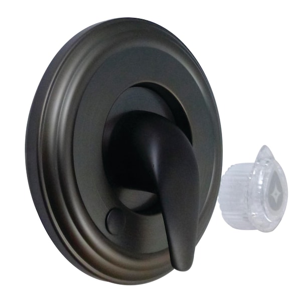 Kingston Brass Shower Trim Kit, Oil Rubbed Bronze, Wall Mount KT695MT ...
